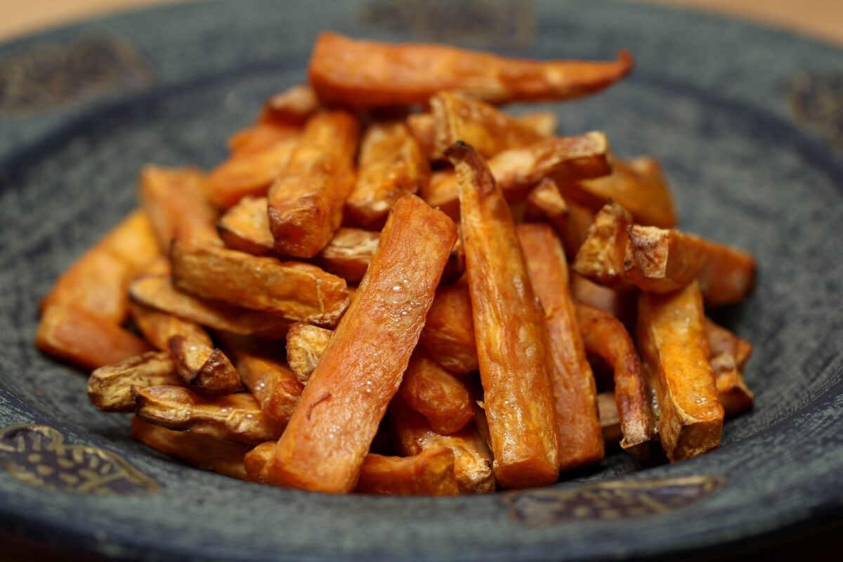 Frites de patate douce au four - IntuiShape